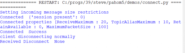 Connect Using MQTTv5 and the Python MQTT Client