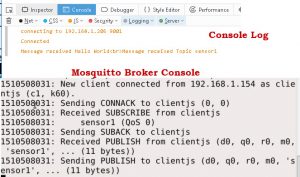 Using The JavaScript MQTT Client With Websockets