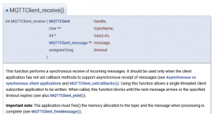 Paho MQTT C Client Introduction