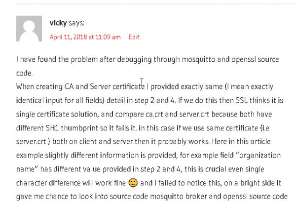 Mosquitto Mqtt Broker Ssl Configuration Using Own Certificates